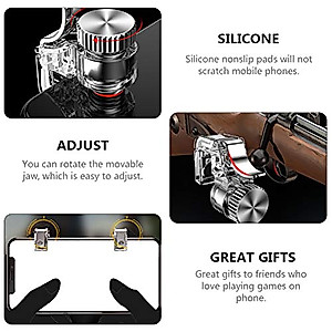 1 Pair of Portable Game Triggers Creative Game Accessories Compatible for R11s Gifts for Men Women