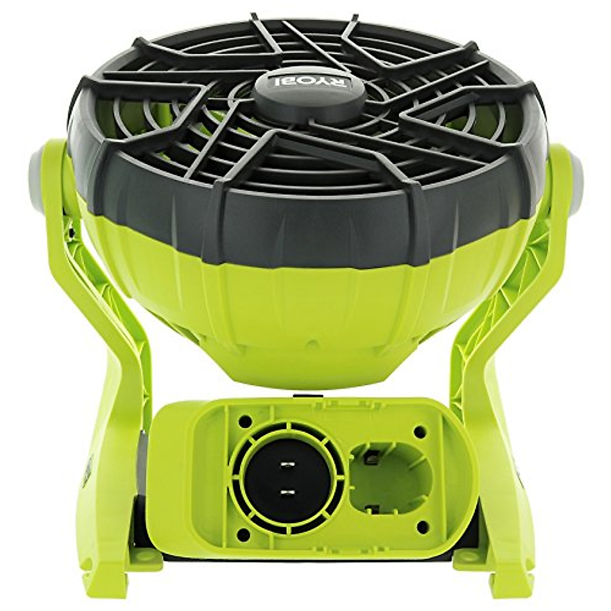 Ryobi P3320 18 Volt Hybrid One+ Battery or AC Powered Adjustable Indoor / Outdoor Shop Fan (Battery and Extension Cord Not Included / Fan Only)