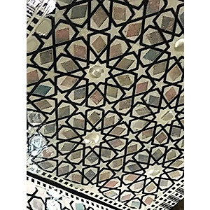 Egyptian Handmade Islamic Muslim Quran Holder Stand Beech Wood Inlaid Mother of Pearl 16.8" M01