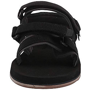 Quiksilver Men's Caged Oasis II Sandal, Black/Grey/Brown, 14 Medium US