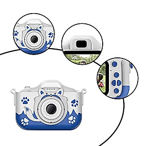 #LO6xO5 New Children's Photography Video Hd Mini Digital Camera Front and Rear Dual Lens 4000W Hd Children's Gift Camera CHRI