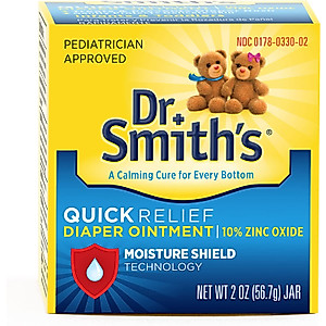 Dr. Smith's Quick Relief Diaper Rash Ointment, 2 Ounce - Pack of 2