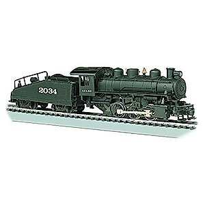 Bachmann Trains - USRA 0-6-0 Locomotive with Smoke and Slope Tender - ATSF #2034 - HO Scale