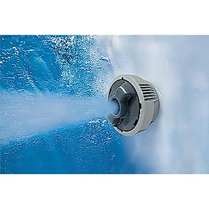 Bestway SaluSpa San Diego UltraFit EnergySense Inflatable Hot Tub Spa (77" x 26") | Portable Hot Tub with Energy-Efficient Cover and Built-in Pump | Fits Up to 4-6 Persons | Brown Wood