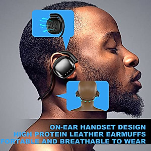 Nuhago Wireless Bluetooth Headphones Wireless Earbuds Bluetooth Earphones with Mic On-Ear Headphones for Sport Workout Cycling