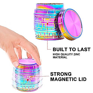 Grinder 2.5 Inch Herb Grinder Rainbow