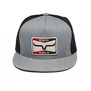 Kimes Ranch Adjustable Snapback Hats Sparky Trucker Caps/Work Wear Brown