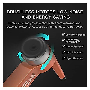 OZLIKA L700 GPS Drone 4K Professional Dual HD Camera Aerial Photography Brushless Motor Foldable Quadcopter RC Distance 1200M (Color : 4K-Orange-Bag)