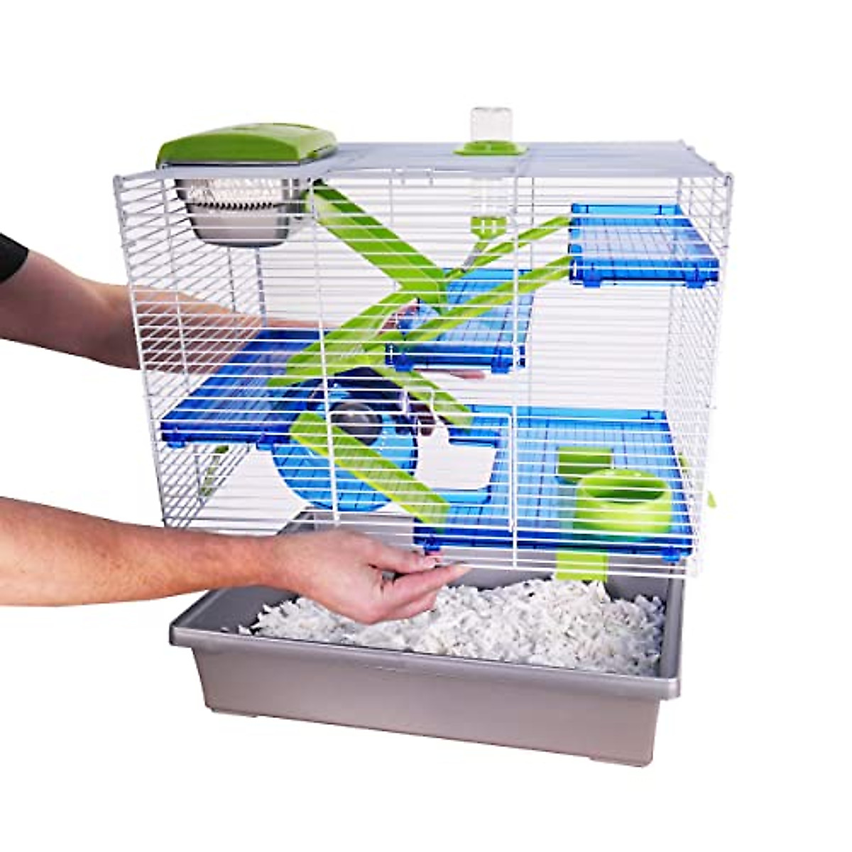 Pico XL Silver & Green - Hamster & Small Animal Home/Cage