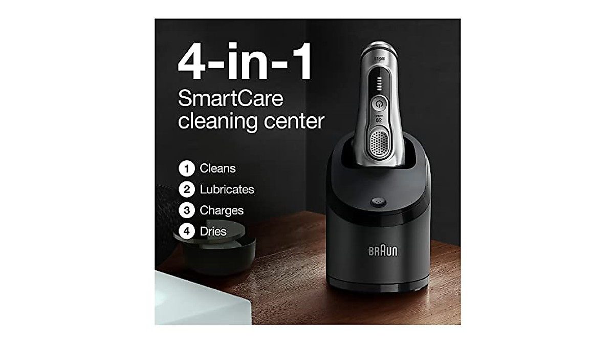 BRAUN Series 9 9295cc Wet & Dry Men's Electric Shaver | Powerful & Gentle