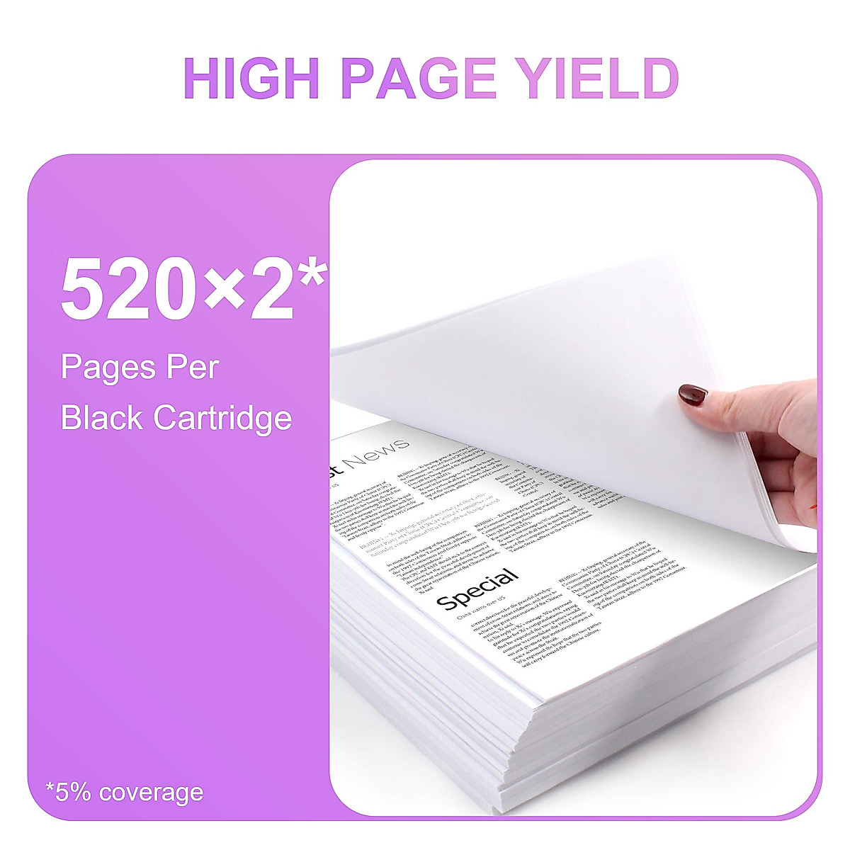 ColoWorld Remanufactured 56 Ink Cartridges Replacement for HP 56 XL 56XL Black Fit for HP OfficeJet 5610 6110 5510 4215 PhotoSmart 7660 7760 7960 DeskJet 5550 5650 450 PSC 1315 2210 Printer (2 Pack)