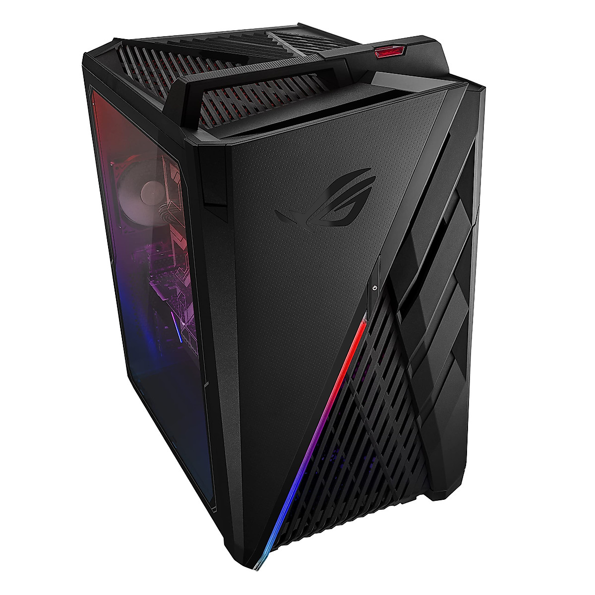 ASUS ROG Strix GA35 Gaming Desktop PC, GeForce RTX 3080, AMD Ryzen 9 5900X, 32GB DDR4 RAM, 1TB PCIe SSD + 2TB HDD, Dual Hot-Swap SSD Bays, ROG Scope & Chakram, Windows 10 Professional, GA35DX-XB989
