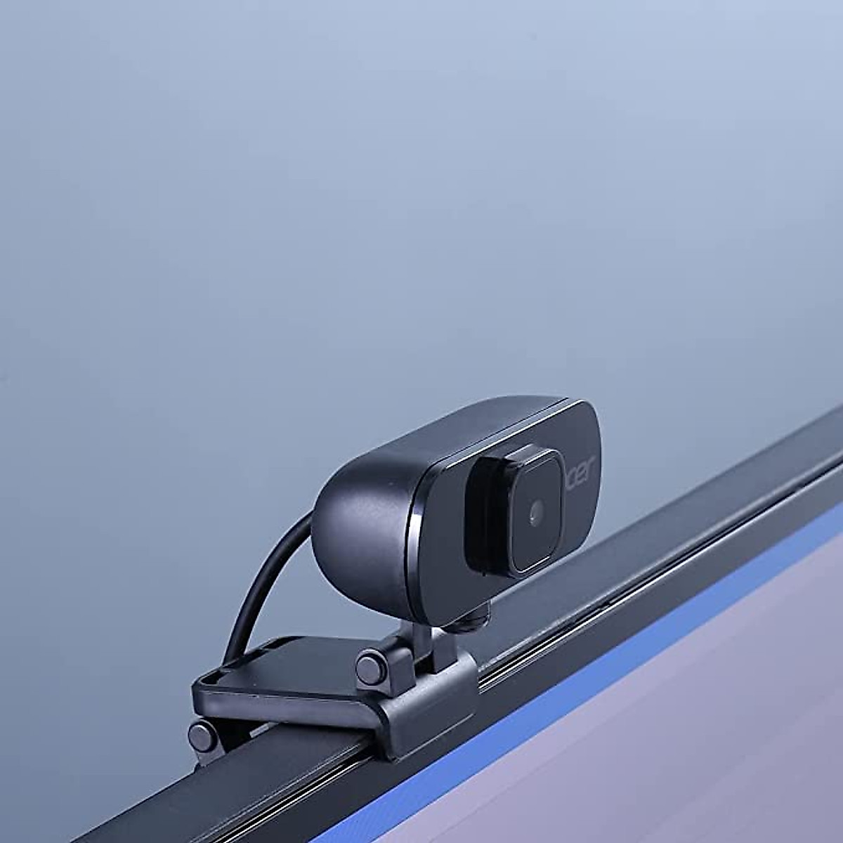 Acer Full HD USB Streaming 2MP Webcam | 1080P HD | 360° Rotation | Digital Microphone | Plug & Play for Desktop or Laptop PC | Stream for Zoom, Skype, Facetime, YouTube | Conference Calls & MS Teams