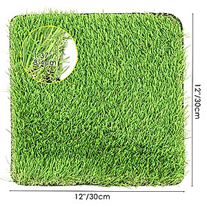 PetierWeit Chicken Nesting Pads 6Pack Nesting Box Pads 12”x12” Artificial Grass Washable Chicken Coop Bedding Laying Rug Fake Turf Mats Grass Carpet Garden Lawn for Chicken Hen Small Pets