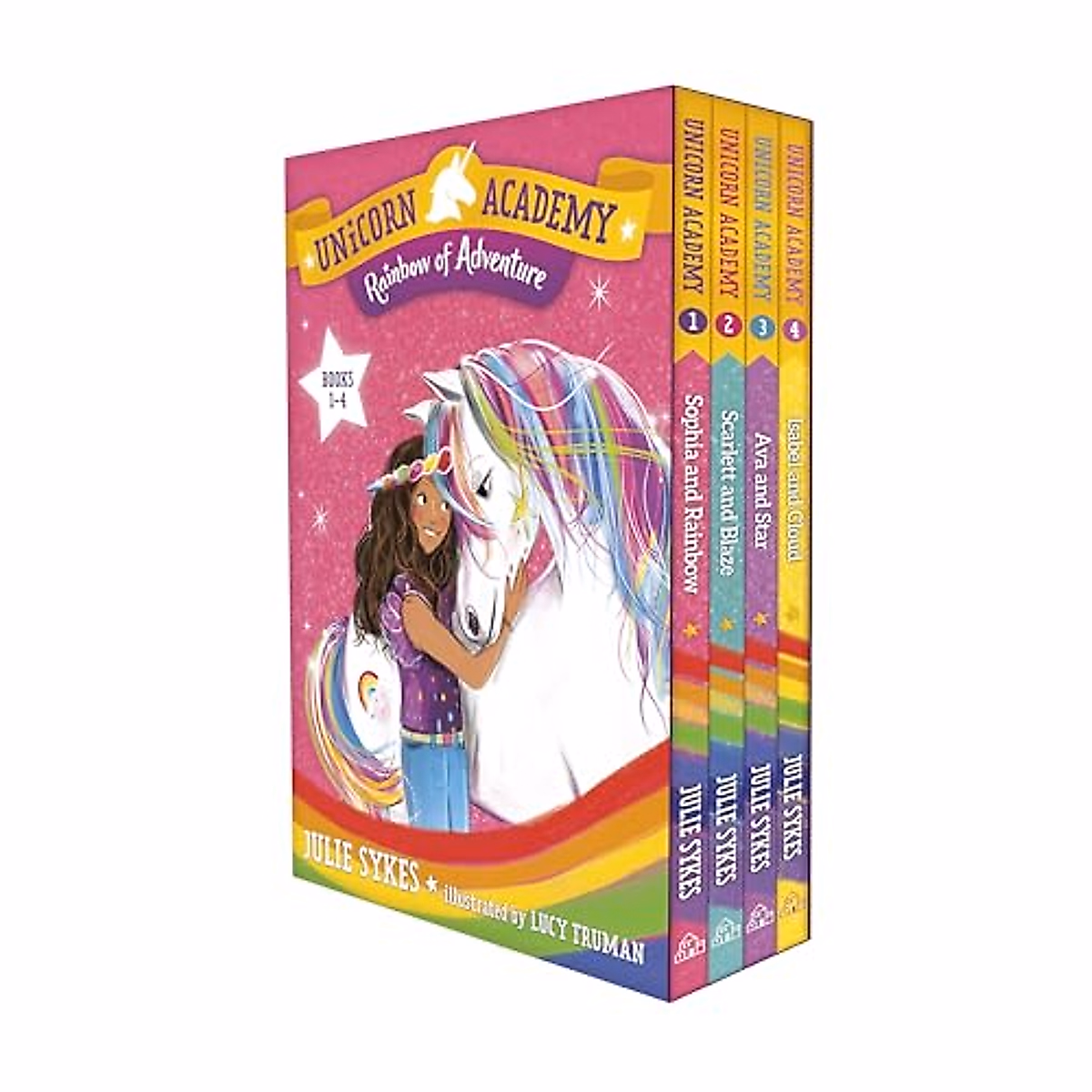 Unicorn Academy: Rainbow of Adventure Boxed Set (Books 1-4)