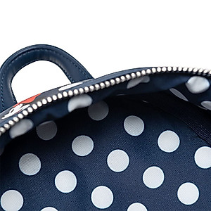 Loungefly Women's Disney Minnie Mouse Polka Dot Blue Backpack