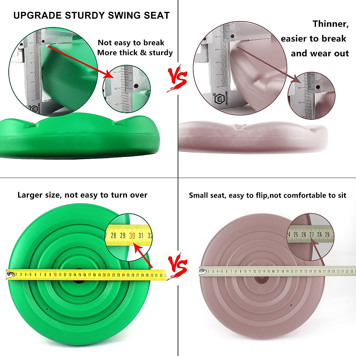 Swing for Kids Disc Swing Tree Swing Set Accessories Rope Swing Adjustable Swing Set with Monkey Bars 1 Carabiner 2 Added Hanging Straps, 3 in 1 Heavy Duty Swingset for Zipline Outdoor Backyard