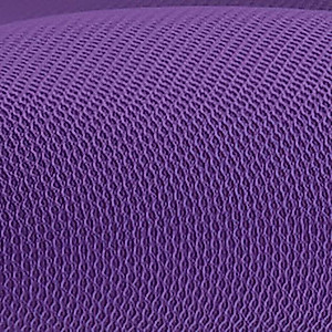 Flash Furniture Nicholas Mid-Back Multifunction Executive Swivel Ergonomic Office Chair with Adjustable Arms, Transparent Roller Wheels, 27", Purple Mesh