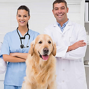 Beautyflier Adjustable Stethoscope Clip for All Models: Littmann, ADC, MDF, Adscope, Stethoscope Securing Safety Clip Perfect for Physicians, Nurses, EMT (Black, Microfiber Leather, 2pcs)