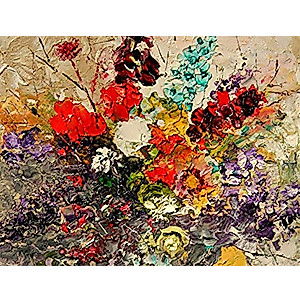 (SOLD) The Still Life - fruit and flower still life by internationally renown painter Andre Dluhos