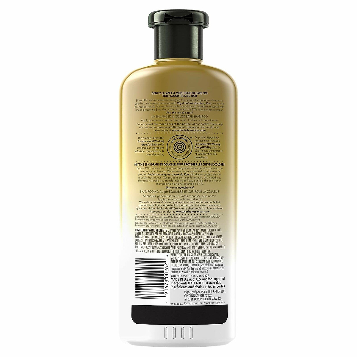 Herbal Essences Bio:renew Honey & Vitamin B Sulfate-Free Moisture Shampoo, 12.2 Fluid Ounce