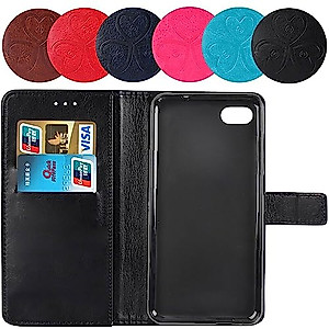 Generic Leather Shell for Motorola ThinkPhone Protective Cover, Holster Stand Case, Wallet Phone case with[Cash and Card Slots],Magnetic Cover for Motorola ThinkPhone (6,6") - Black-HZFM