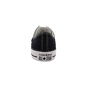 Converse Chuck Taylor All Star Low Flames shoe, Black/Enamel Red-fresh Yellow, 11 Women/9 Men