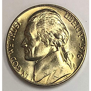 1976 P Jefferson Nickel Five-Cent Piece BU