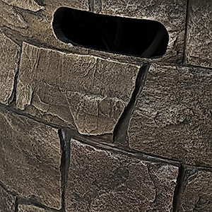 Christopher Knight Home Stillwater Outdoor Circular Firepit, Natural Stone Finish