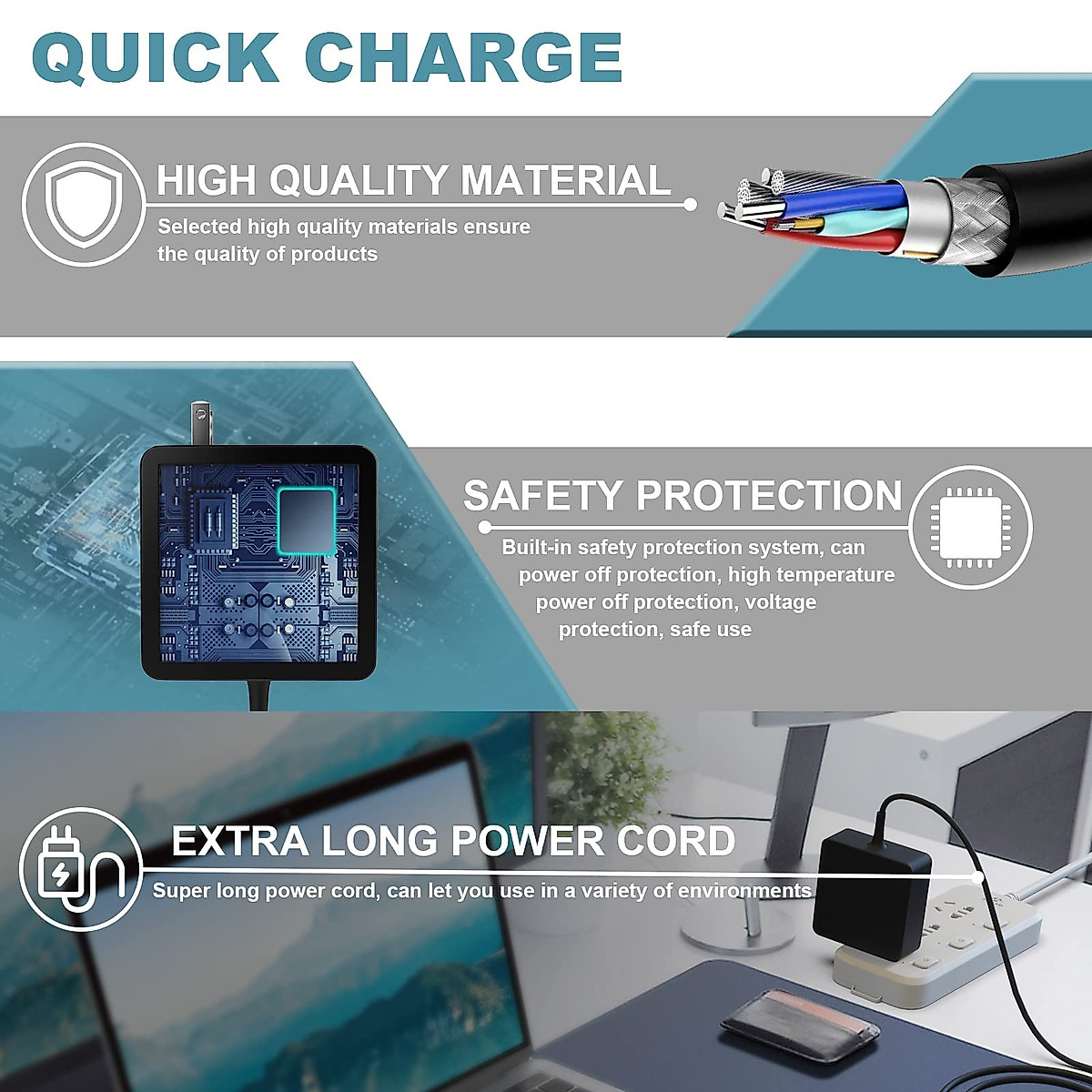 Sqrmekoko Replacement USB C Power Supply Charger Compatible with JBL Xtreme 3 Wireless Speaker