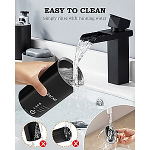 ZACME Milk Frother, 4 in 1 Electric Milk Steamer, Automatic Hot and Cold Foam Maker and Milk Warmer for Coffee, Latte, Cappuccino, Macchiato, Hot Chocolate Black