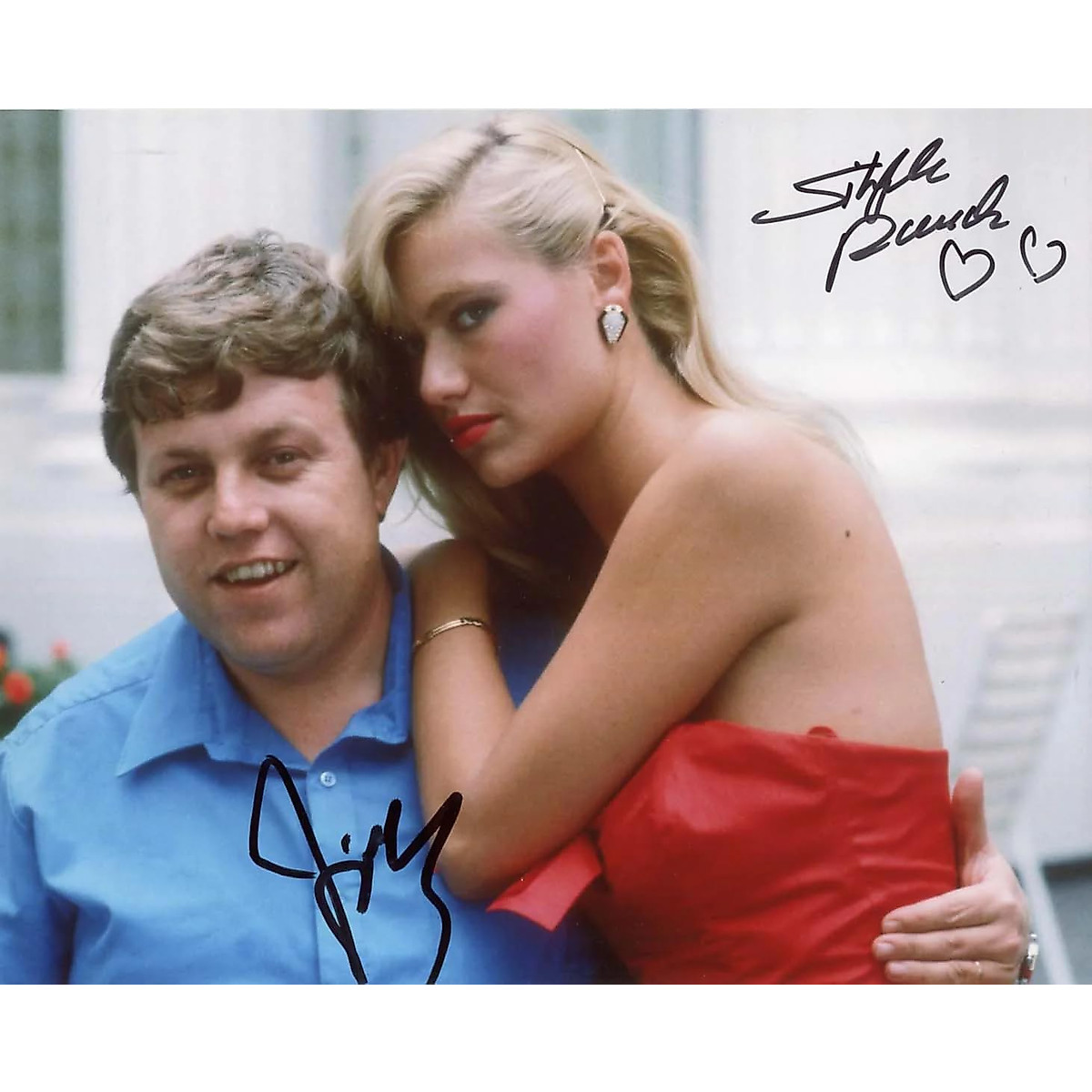 Zachi Noy & Sibylle Rauch "Eis am Stiel" autographs, IP signed photo