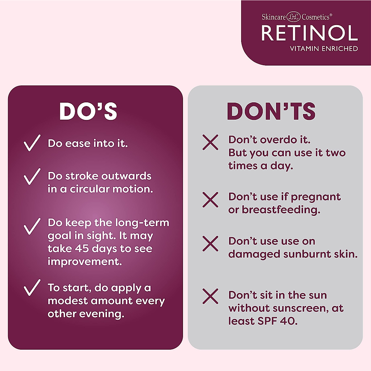 Retinol Night Cream – The Original Anti-Aging Retinol For Younger Looking Skin – Luxurious Restorative Moisturizer Works While You Sleep to Reduce Fine Lines And Other Signs of Aging