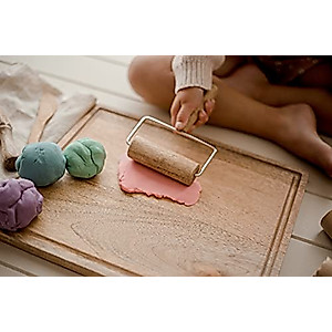 KOOKAROO Playdough Tools for Kids Ages 2-4 | 8 Wooden Playdough Toys | Play Dough Sets for Kids | Playdough Accessories for Toddler | Sensory Toys | Kinetic Sand Tools | Sensory Bin Tools