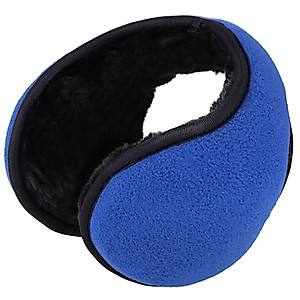 Jasmine Unisex Sherpa Fleece Lined Winter Earmuffs,Royal Blue