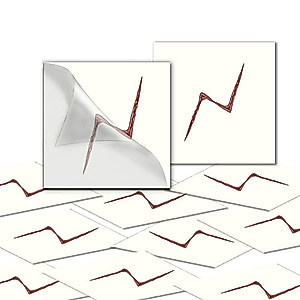 YoHold Wizard Lightning Bolt Scar Temporary Tattoos for Halloween, Wizard Theme Party Decorations, 24pcs/Pack