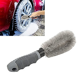 Soft Wheel Brush, Car Soft Wheel Tire Cleaner Brush Interior Exterior Universal for Home Motorcycles