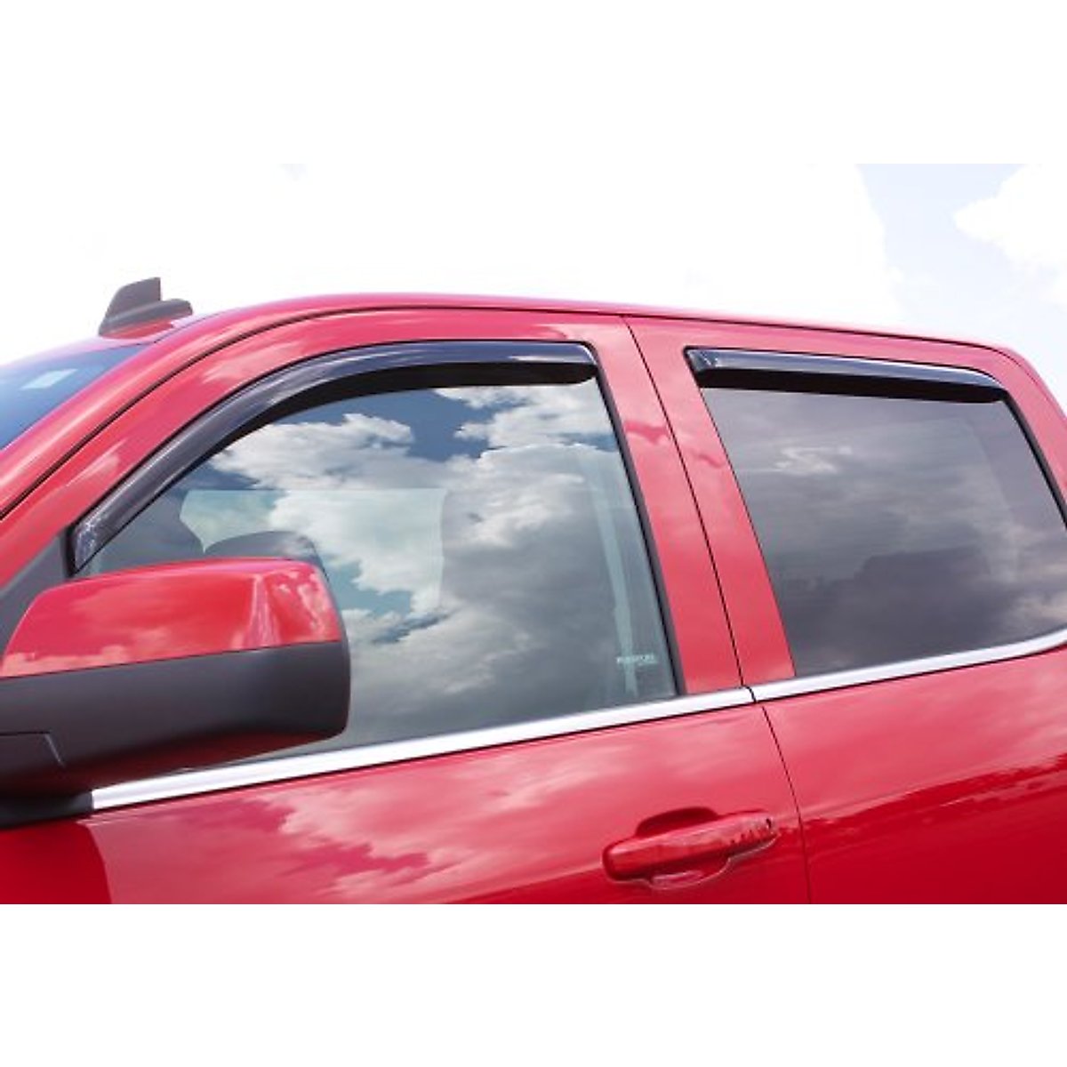 Auto Ventshade [AVS] In-Channel Ventvisor / Rain Guards | Smoke Color, 4 pc | 194135 | Fits 2006 - 2009 Suzuki Grand Vitara