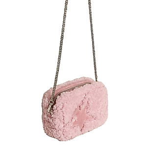Golden Goose Mini Star Bag Merino And Suede Body Cross Bag - Pink