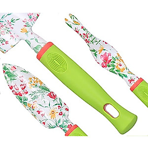 Garden Tool Set,Heavy Duty Hand Tool Kit with Storage Tote,Kneeling Pad,Gardening Gifts for Women/Parent