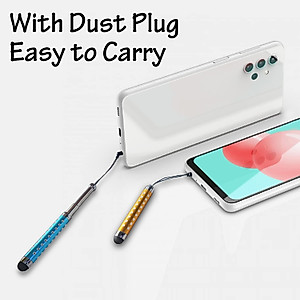 IC ICLOVER 10PCS Bling Retractable Stylus Pens for iPhone 14/13/12/11/PRO/Max/X/XS MAX, iPad, iPod, Samsung, Android Phone, Kindle, Tablet PC, Compatible with All Device with Capacitive Touch Screen