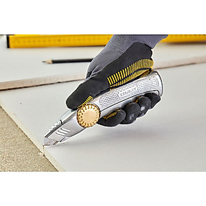 Stanley 0-10-818 Snap Off Knife"Pro" with fixed blade, Silver