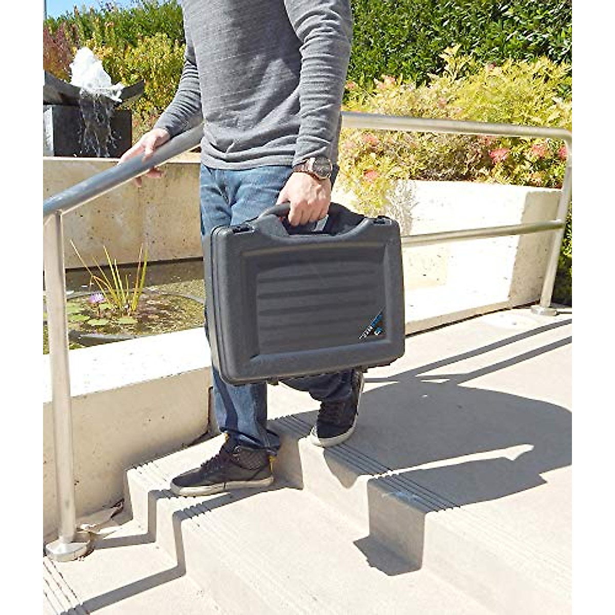 CASEMATIX Wireless Microphone Case Compatible with Shure, AKG, Sennheiser, GTD, Innopow, Fifine and Other Mic Receivers and Transmitters in Customizable Foam - Case Only for Mics