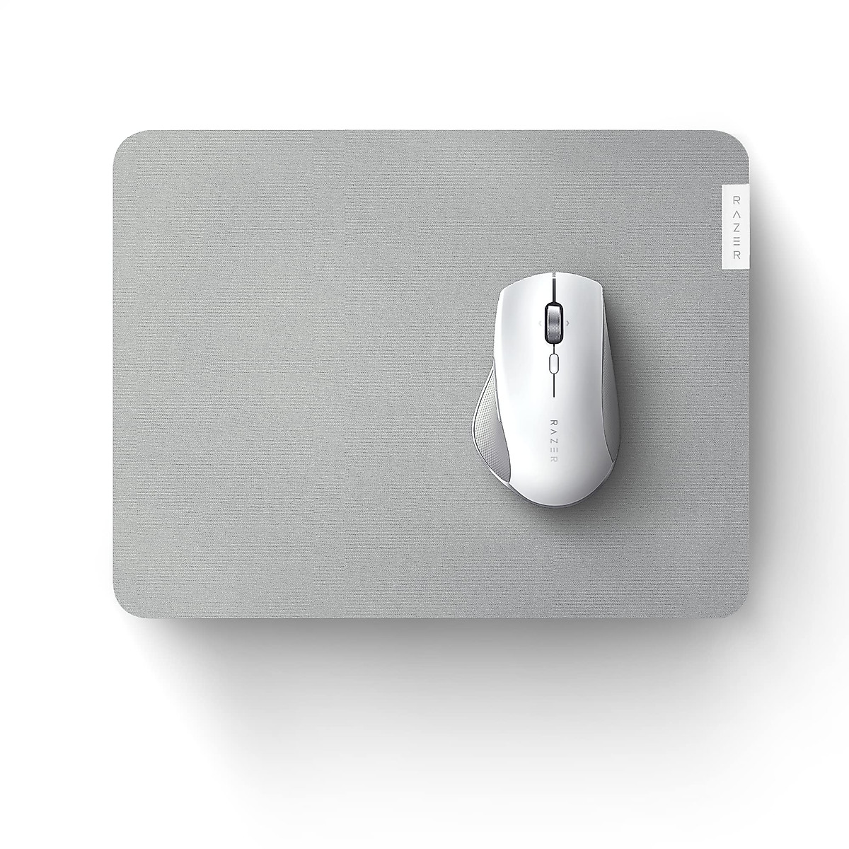 Razer Pro Glide Soft Mouse Mat: Thick, High-Density Rubber Foam - Textured Micro-Weave Cloth Surface - Anti-Slip Base - Medium Size