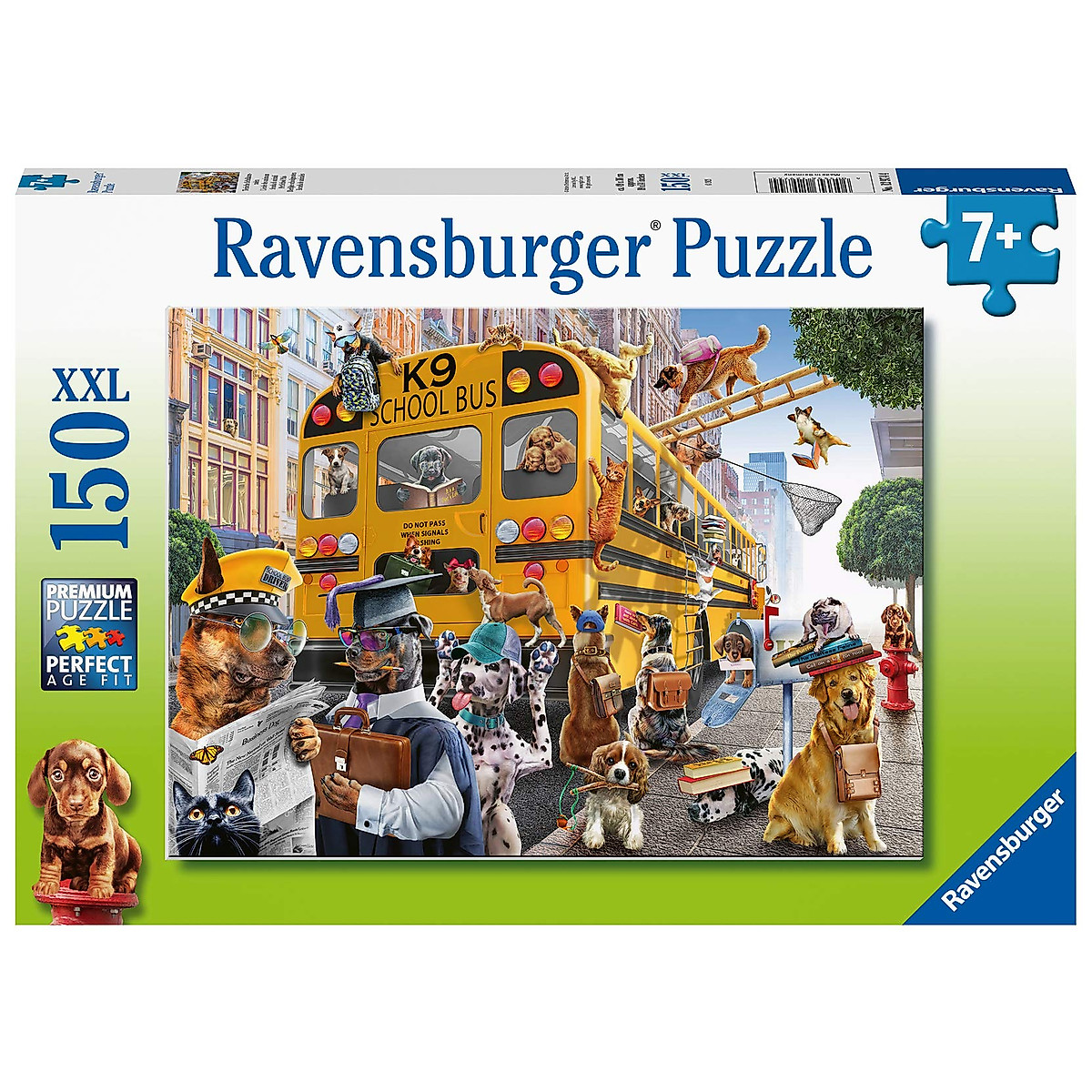 Ravensburger 12974 Pet School Pals 150 Piece Puzzles for Kids, Every Piece is Unique, Pieces Fit Together Perfectly