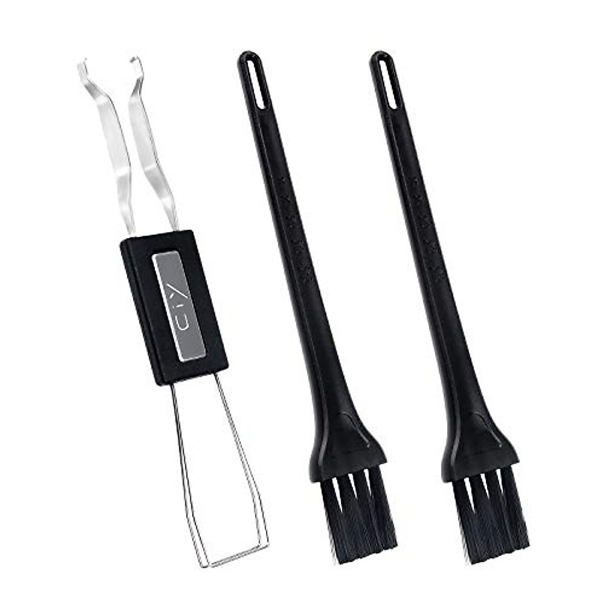 New Fashion Kingdom Keycap Puller Switch Puller Stainless Steel Keycap Removal Tool with 2 Pcs Keyboard Cleaning Brush for Mechanical Keyboard