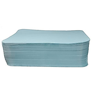 Dental Medical Tray Cover Liner 1000 Disposable Paper Sanitary Covers for Lining Surgery Trays Premium Blue Tray Sheet Liners for Covering Dental, Tattoo, Surgical and Beauty Trays [8.25"x12.25"] Blue