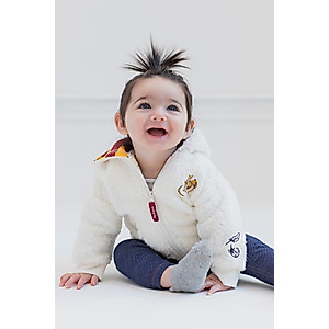 Harry Potter Hedwig Owl Toddler Boys Fleece Zip Up Costume Hoodie White 3T