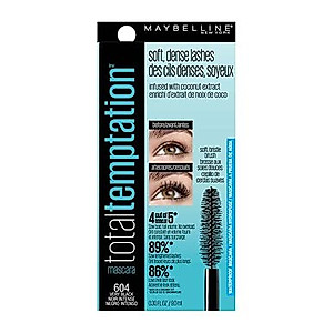 Maybelline Total Temptation Waterproof Very Black 800 .3 Fl