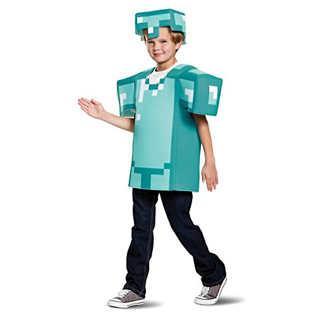 Armor Classic Minecraft Costume, Blue, Large (10-12)